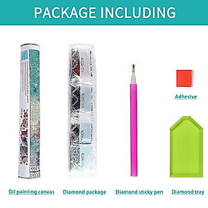 VALOYI Tree of Life Diamond Painting Kits, Diamond Art Kits for Adult Beginner, DIY 5D Round Full Drill Diamond Art for Home Wall Decor Gift 11.8x15.7inch