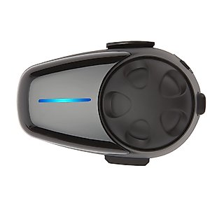Sena SMH10-11 Motorcycle Bluetooth Headset / Intercom with Universal Microphone Kit (Single) , Black