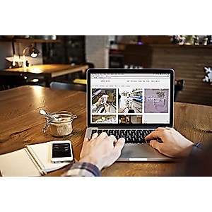 Laptop Camera Cover Slide, Computer Camera Cover Slide Large Size Webcam Cover Slide for MacBook Pro Cute Pattern Design Protecting Privacy Security Ultrathin 3 Pack for Laptop Desktop PC (Black)