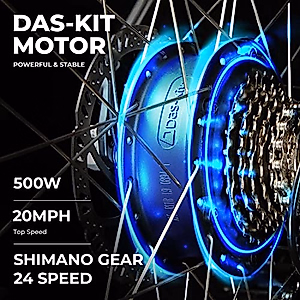 NCM Moscow Plus Electric Mountain Bike eBike 768 Wh 48V/16AH Matte Black 27.5"