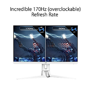 ASUS ROG Strix XG27AQ-W 27” 1440P HDR Gaming Monitor - White, QHD (2560 x 1440) (Renewed)