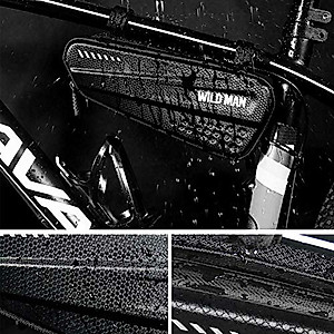 Bike Hard Bicycle Bags Case Phone Frame Front Top Tube Triangle Pouch