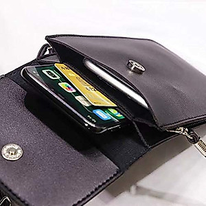 Small Crossboy Phone Bag for Women, Cell Phone Purse With Touch Screen Window for Google Pixel 6 5a 4a 5G 4a 4 3a iPhone 13 Pro 13 Mini iPhone 12 12 Mini iPhone 11 XR X XS Max iPhone SE 2020