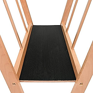 MEEDEN Wood Large Print Rack with Castors, Artist Storage and Display Rack, Premium Drying Rack, Storage for Canvas, Prints, Panels, Posters, Holds Artworks Up to 47", Natural