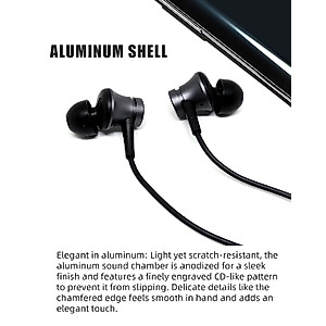 Xiaomi Mi in-Ear Headphones Basic, Piston in-Ear Headphones Earphones Earbuds Headset with Remote & Mic, Black