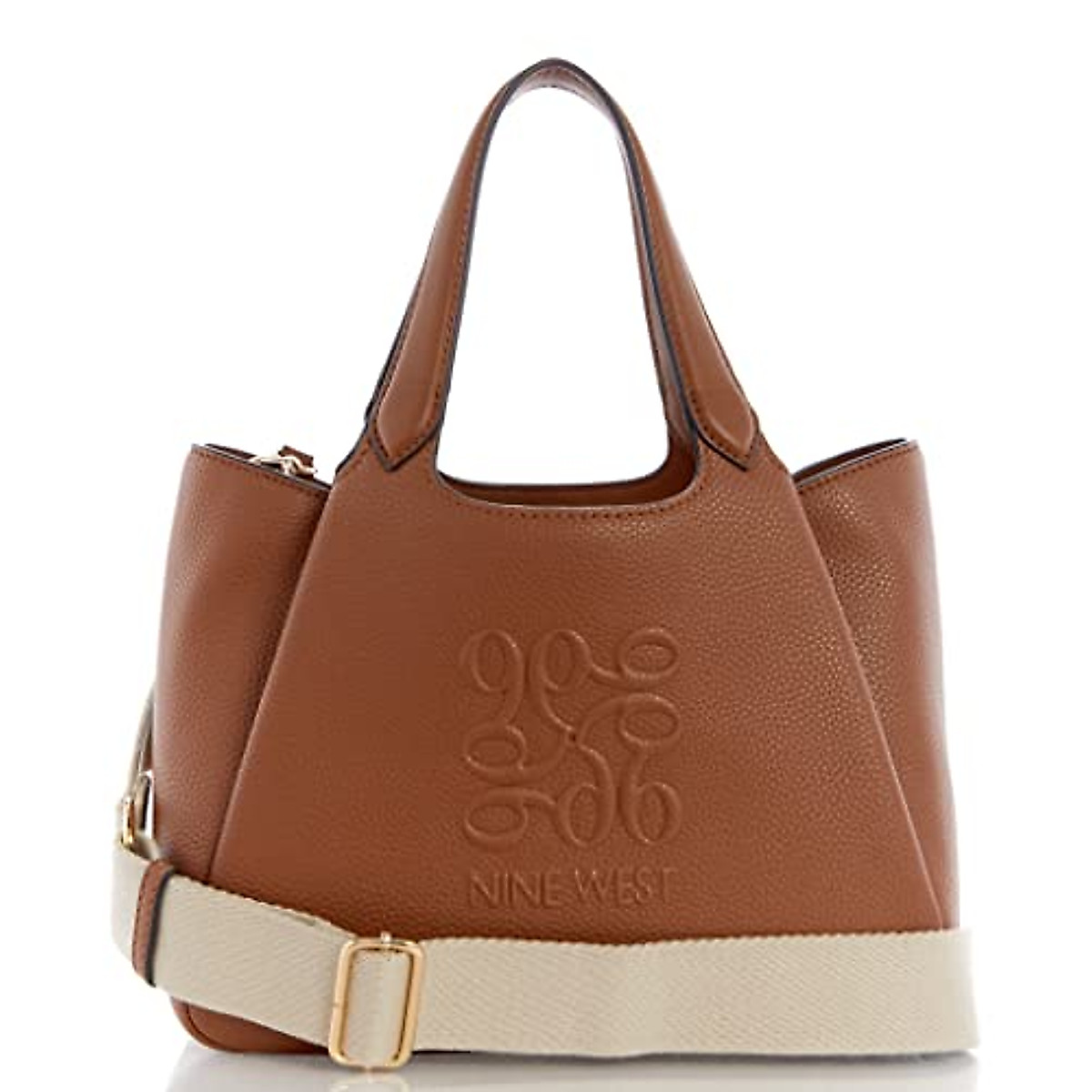 NINE WEST Emmaline Small Shopper, Saddle TAN