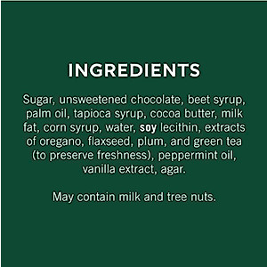 Ghirardelli, Dark Chocolate Mint Filled Squares, 5.32oz (Pack of 3)