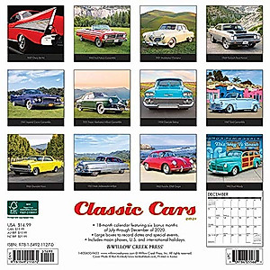 Classic Cars 2021 Wall Calendar