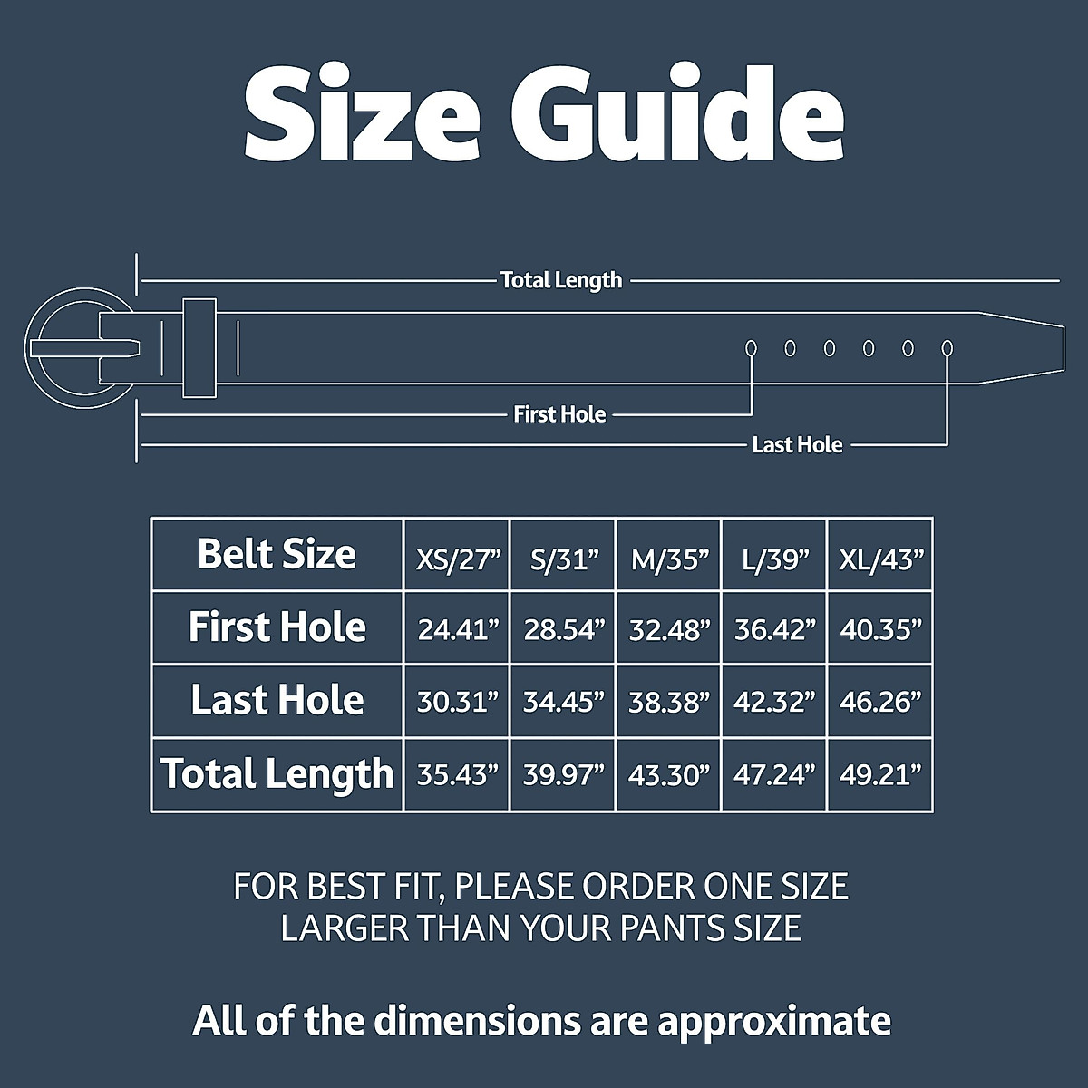 ITAY Women Metal Free Leather Belt - 25mm Nickel Free Belt for Women, TSA-Friendly No Metal Belts - Plastic Buckle - Black, M