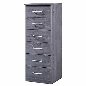 Glory Furniture Boston , Gray Lingerie Chest, 46" H X 18" W X 16" D
