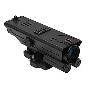 NC Star Ncstar Delta 4x30mmx 40mm with White & Red Navigation LED, One Size