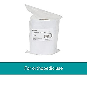 McKesson Orthopedic Felt Roll - Non-Sterile, Adhesive Rayon/Wool Medical Padding - White, 1/8 in Thick, 6 in x 2 1/2 yd, 1 Count
