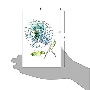 The Best Card Company - Loving Sympathy Card with Envelope - Inspirational, Religious Bereavement Greeting - Basic Blooms C4627DSMG