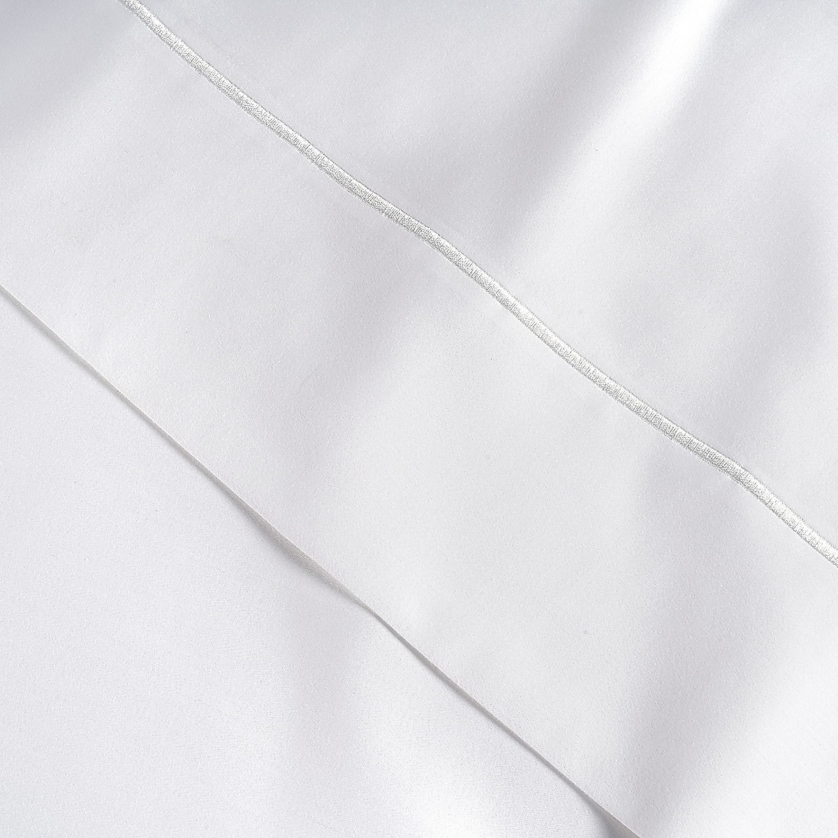 LANE LINEN 100% Egyptian Cotton Bed Sheets - 1000 Thread Count 4-Piece White Full Set Bedding Sateen Weave Luxury Hotel 16" Deep Pocket (Fits Upto 17" Mattress)