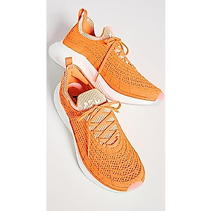 APL: Athletic Propulsion Labs Women's Techloom Zipline Sneakers, Molten/Pristine/Ribbed, Orange, 7.5 Medium US