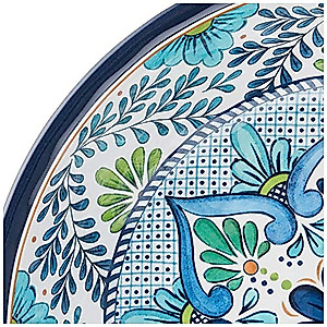Certified International Talavera Melamine 13.75" x 2.75" Large Serving Bowl, Multicolor -
