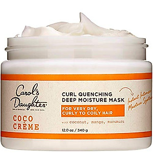 Carol's Daughter Coco Creme Hair Mask for Very Dry Hair with Coconut Oil and Mango Butter, 12 oz