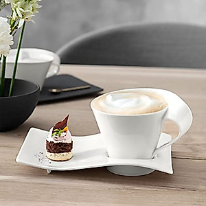 Villeroy & Boch New Wave Cafe Café au Lait Cup, 1 Count (Pack of 1), White