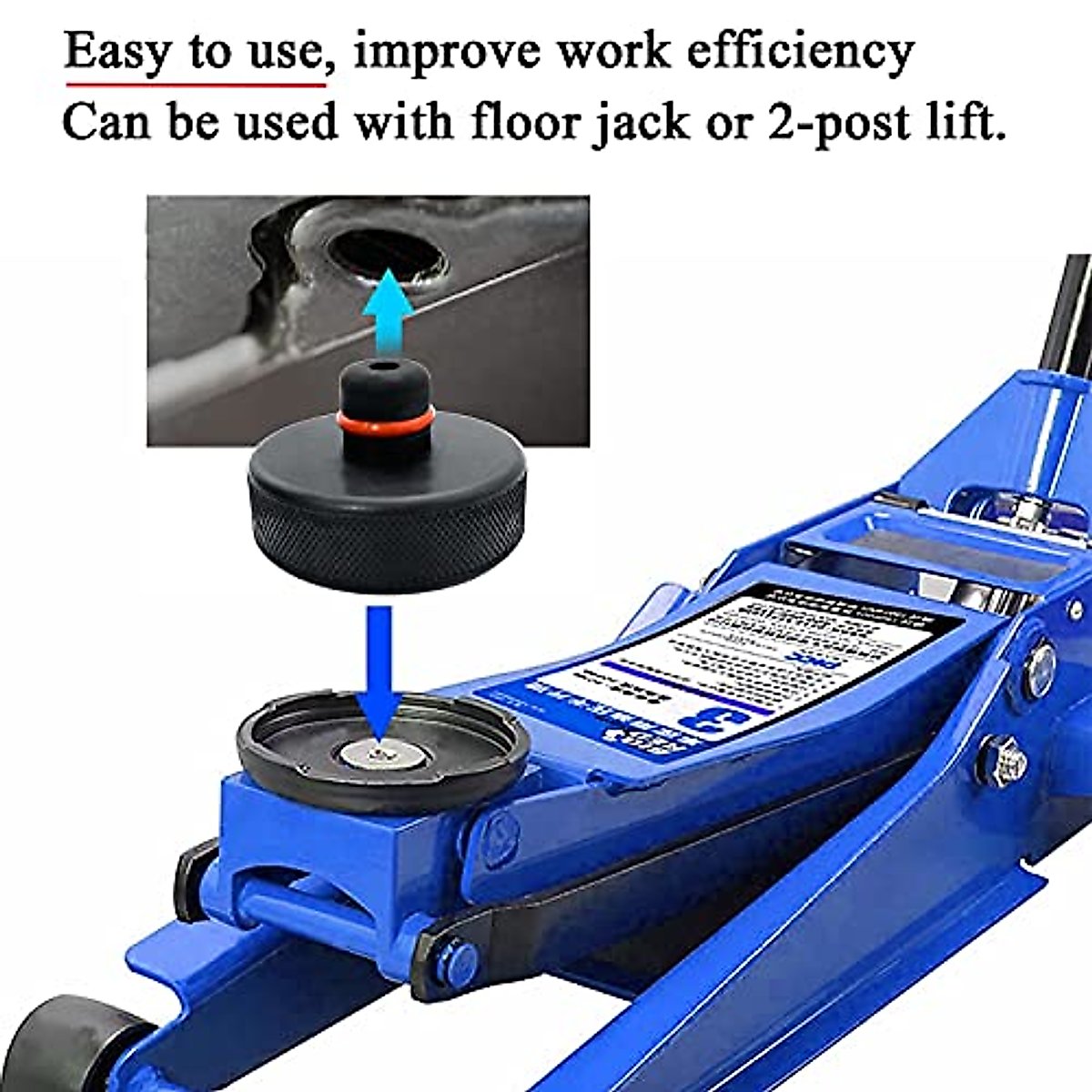 Lifting Jack Pad Replacement for Tesla Model 3 Y S X Lift Point Adapter Tool Jack Puck with Storage Box - Using with a Floor Jack