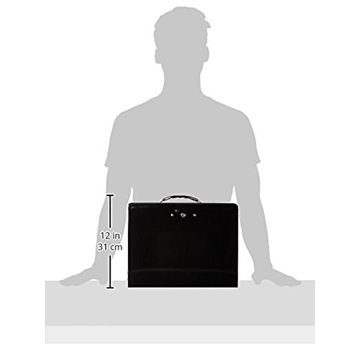 Master Lock File Box with Lock, Large Locking File Box for Documents, Steel Lock Box with Keys, 7148D