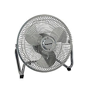 Impress IM-709V 9-Inch High Velocity Fan with Silver Finish