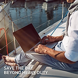 Marvine Cable Shore Power Cord Adapter 1.5FT Dogbone 125V 50 Amp NEMA SS1-50P Twist Lock to NEMA 5-15R 125V 15 Amp Female Household Appliance STW AWG10/3 Pigtail with LED Power Indicator