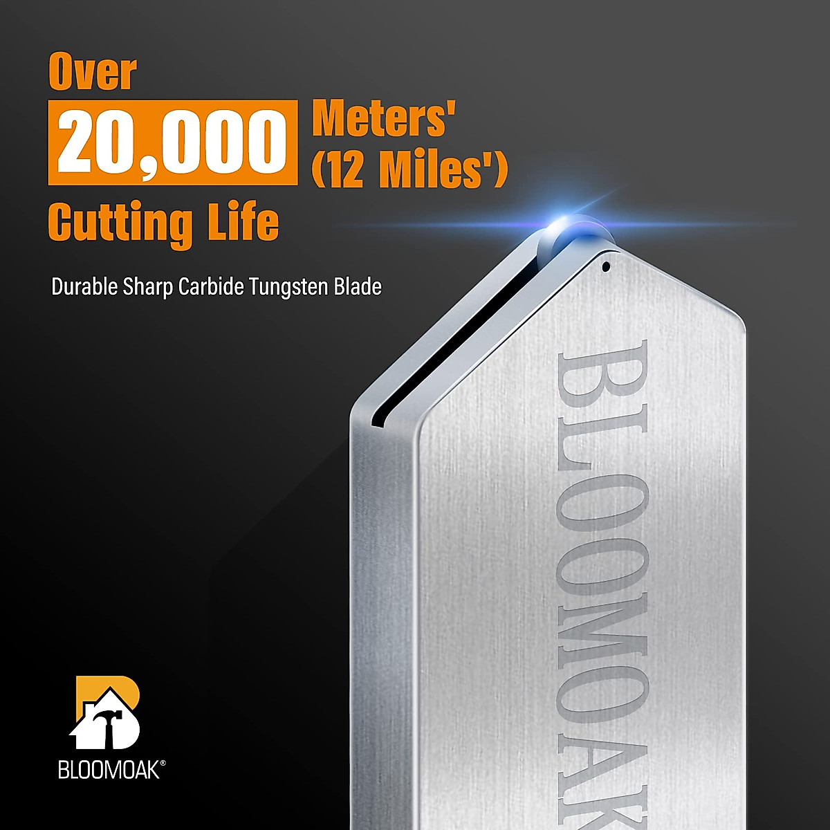 Professional Carbide Tungsten Alloy Handle Glass Cutter Tool with Range 2-20mm Professional Cutter for Thick Glass Mosaic and Tiles - Pencil Shape & Design (Glass Cutter) (Regular)