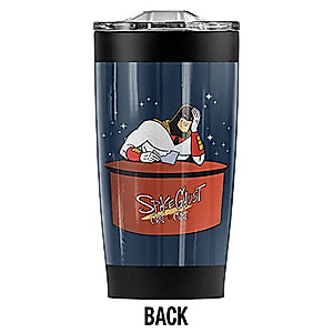 Logovision Space Ghost Great Galaxies Stainless Steel Tumbler 20 oz Coffee Travel Mug/Cup, Vacuum Insulated & Double Wall with Leakproof Sliding Lid | Great for Hot Drinks and Cold Beverages
