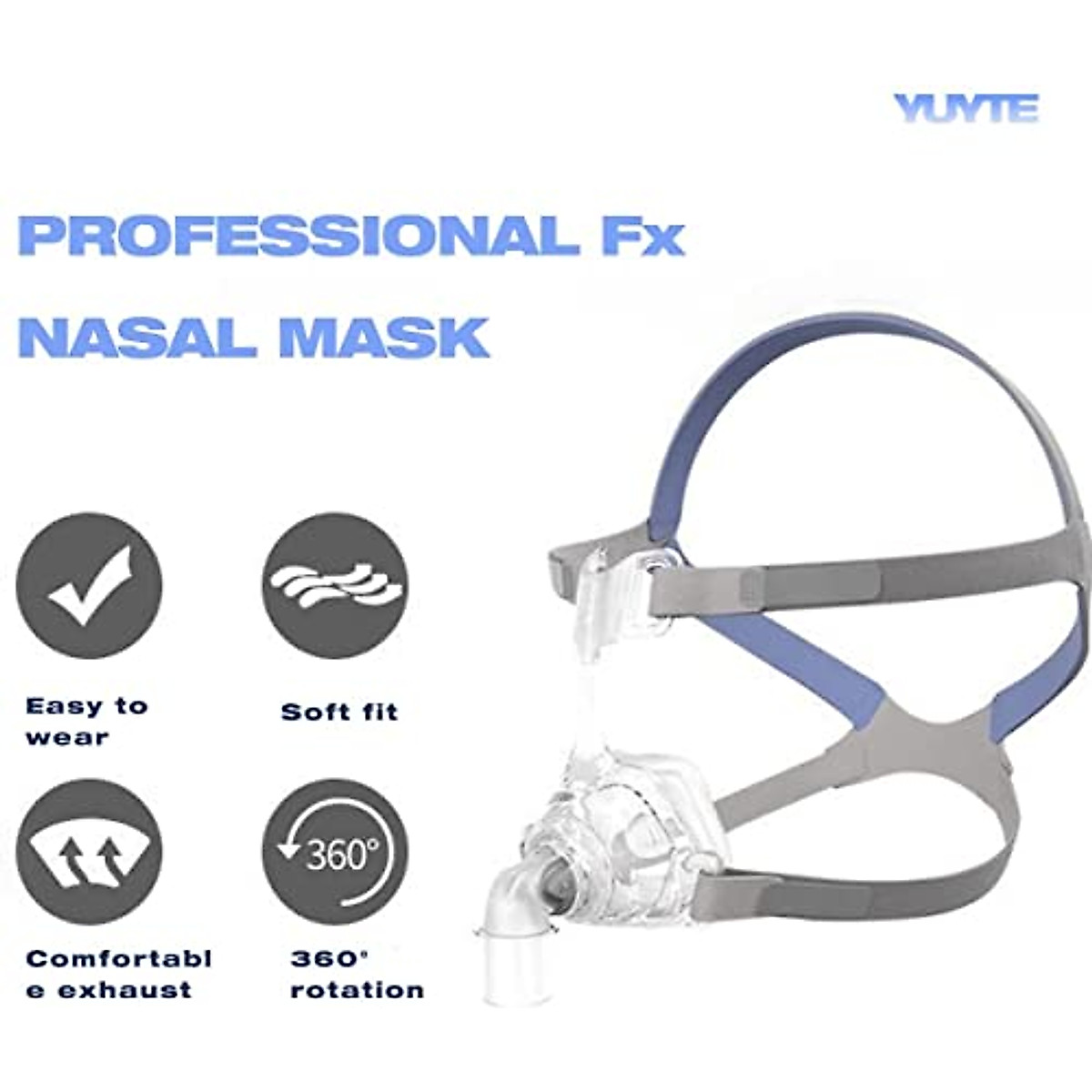Replacement Frame System, Replacement Frame For Reuse Of Breathing Machine Accessories, Fit for ResMed Mirage FX Nasal Guard