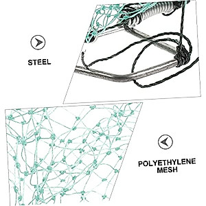 INOOMP Pigeon Cage Effective Spring Sparrow Multifunctional for Wear-Resist Mesh Reusable Pigeon Trapping Starling Clip Hunting Garden Live Catcher Outdoor Catching Traps Practical Quail Bird Net