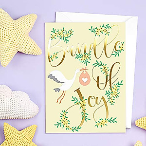 Sweetzer & Orange Unisex Baby Shower Card Girl and Boy Pack. Set of 24 Boxed Greeting Cards and Envelopes. Baby Shower Cards for Girl and Baby Shower Cards for Boy. 4x5.5” New Baby Card Note Cards