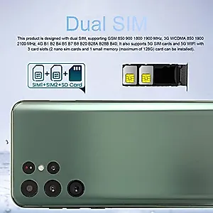 PUSOKEI Unlocked Smartphone, 4G Mobile Phone with Stylus, 6.52 inch FHD Screen, 4GB RAM 64GB ROM, 16MP+32MP Camera, Navigation System, 5G WiFi, Face Unlock, Android12, 4500mAh Battery