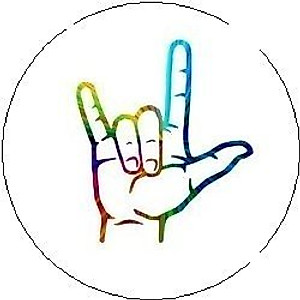 Sign Language I LOVE YOU MAGNET