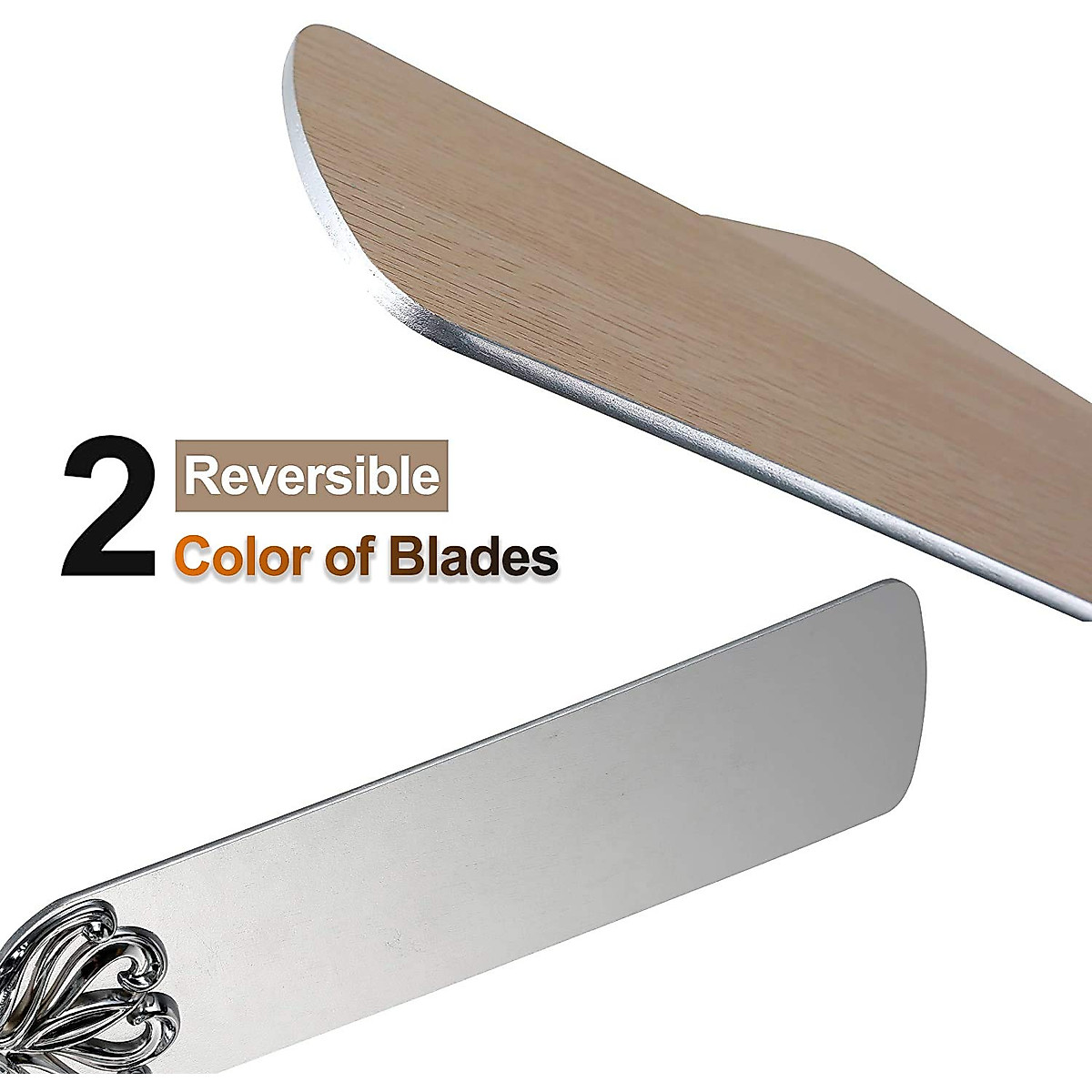 Bella Depot 52" Crystal Chandelier Ceiling Fan with Light and Remote, Dual-Sided Blades Modern Chandelier Fan for Living Room Dining Room Bedroom