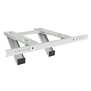 Powrocket Drill-Less Window Air Conditioner Bracket, Easy to Install Window AC Mounting Support Bracket,Heavy Duty Construction,Up to 200lbs
