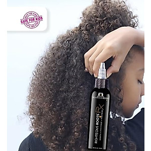 Righteous Roots Rx Hair Oil for Hair Growth, Anti Frizz and Thickener Best for Curly, Wavy Natural Hair and Beards. 4fl oz (Previously known as Hair RX)