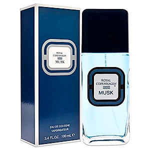 Royal Copenhagen Musk For Men. Cologne Spray 3.4 Oz