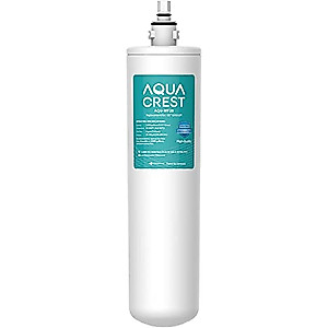 AQUA CREST GXULQR 2K Gallons Kitchen or Bath Replacement Filter, Replacement for Hexagonal Head GE SmartWater GXULQR/GXULQK Twist Lock Undersink Filter (Pack of 1)