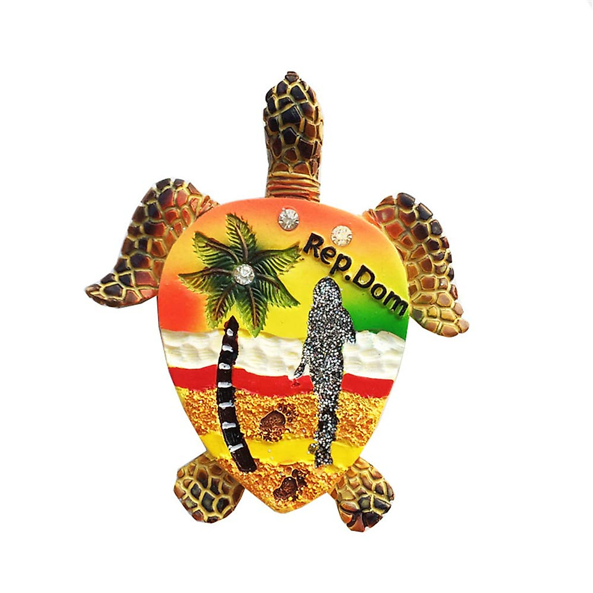 3D Dominican Republic Fridge Magnet Travel Souvenir Gift Home Kitchen Decoration Refrigerator Magnetic Sticker Collection