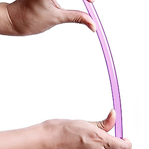 Dakoufish 9" Wide Mouth Reusable Plastic Replacement Drinking Straws for Milkshake,Smoothie Set of 8 with Cleaning Brush (9inch，4color)