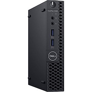 Dell OptiPlex 3060 Micro Form Factor (MFF) Business Desktop PC, Intel Six/Hexa Core i5-8500T, 32GB RAM, Intel PCIe Nvme 1TB SSD, Display Port/HDMI, Wireless LAN, Gigabit Ethernet, Windows 10 Pro