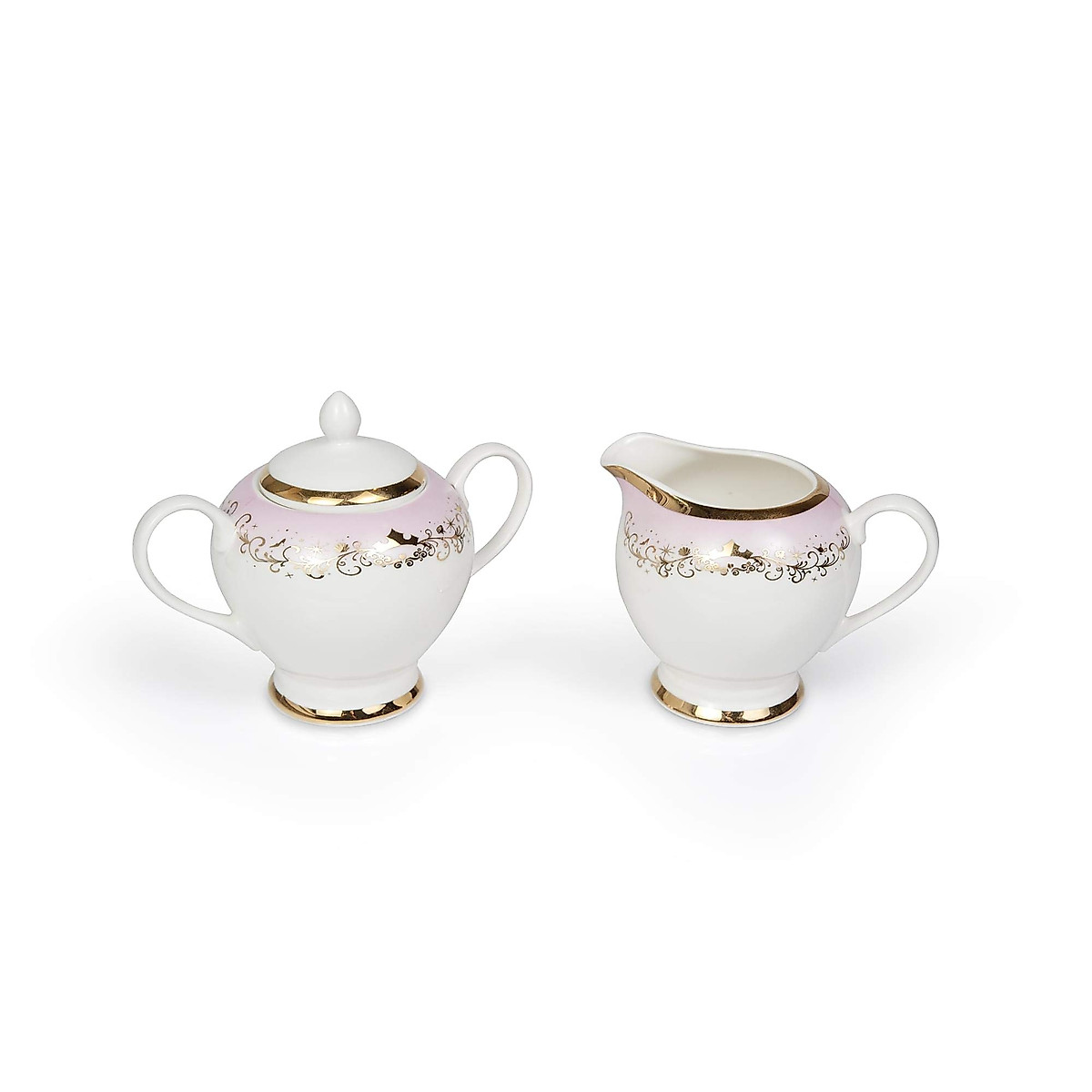 Disney Princess 13-Piece Ceramic Tea Set | Ariel, Cinderella, Jasmine, Belle, Aurora | Tea Party Gift Set For Home Kitchen | Includes Teapot, Cups, Saucers | Place Setting For 4