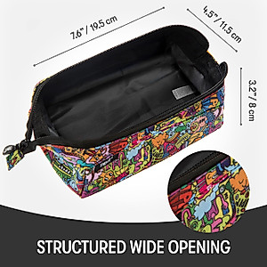 ZIPIT Lenny Pencil Case | Large Capacity Pencil Pouch | Pencil Bag for School, College and Office (Colorful)