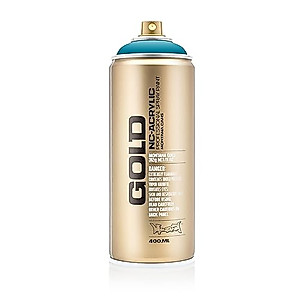 Montana Cans Montana GOLD 400 ml Color, Aqua Spray Paint,MXG-G6260, 13.53 Fl Oz (Pack of 1)