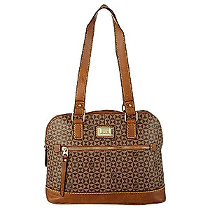 b.o.c. BOC Oakfield Signature EastWest Satchel SaddleSaddle