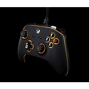 PowerA Spectra Enhanced Illuminated Wired Controller for Xbox One, gamepad, video game, gaming controller, works with Xbox Series X|S
