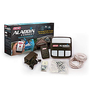 Genie ALKT1-R Aladdin Connect Smartphone Garage Door Opener – Monitor, Open & Close Your Garage Door from Anywhere (Item is Brand New Will Ship in Brown Box, not in Gift Box)