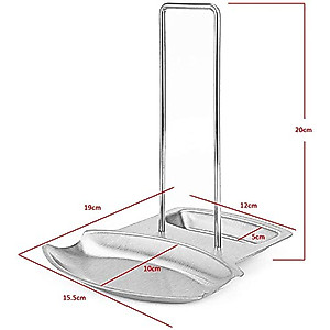 DRNKS Kitchen Accessories Stainless Steel Pot Lid Rack Kitchen Storage Bag Pot Lid Rack Sponge Spoon Rack Dish Rack Suitable for Kitchen