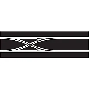 Scalextric C7036 Digital Track Straight Lane Change 20.5 inches , Black, Large