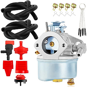 QAZAKY 640298 Carburetor Compatible with Tecumseh OH195SA 5.5HP OHSK70 7HP 4-Cycle Snowblower 2-Stage Craftsman Toro 38571 38575 38576 38577 CCR 6053 Snowthrower Ariens 932036 932504 ST524 50-666